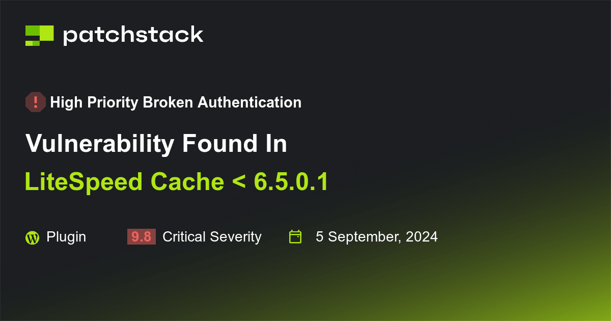 WordPress LiteSpeed Cache plugin WordPress LiteSpeed Cache plugin